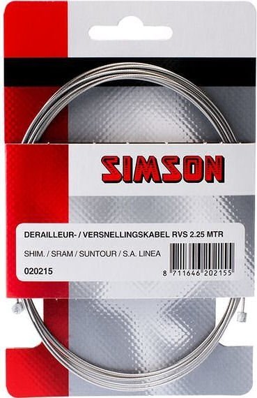 Shift cable Simson - stainless steel - Gear - Cykelonline.dk
